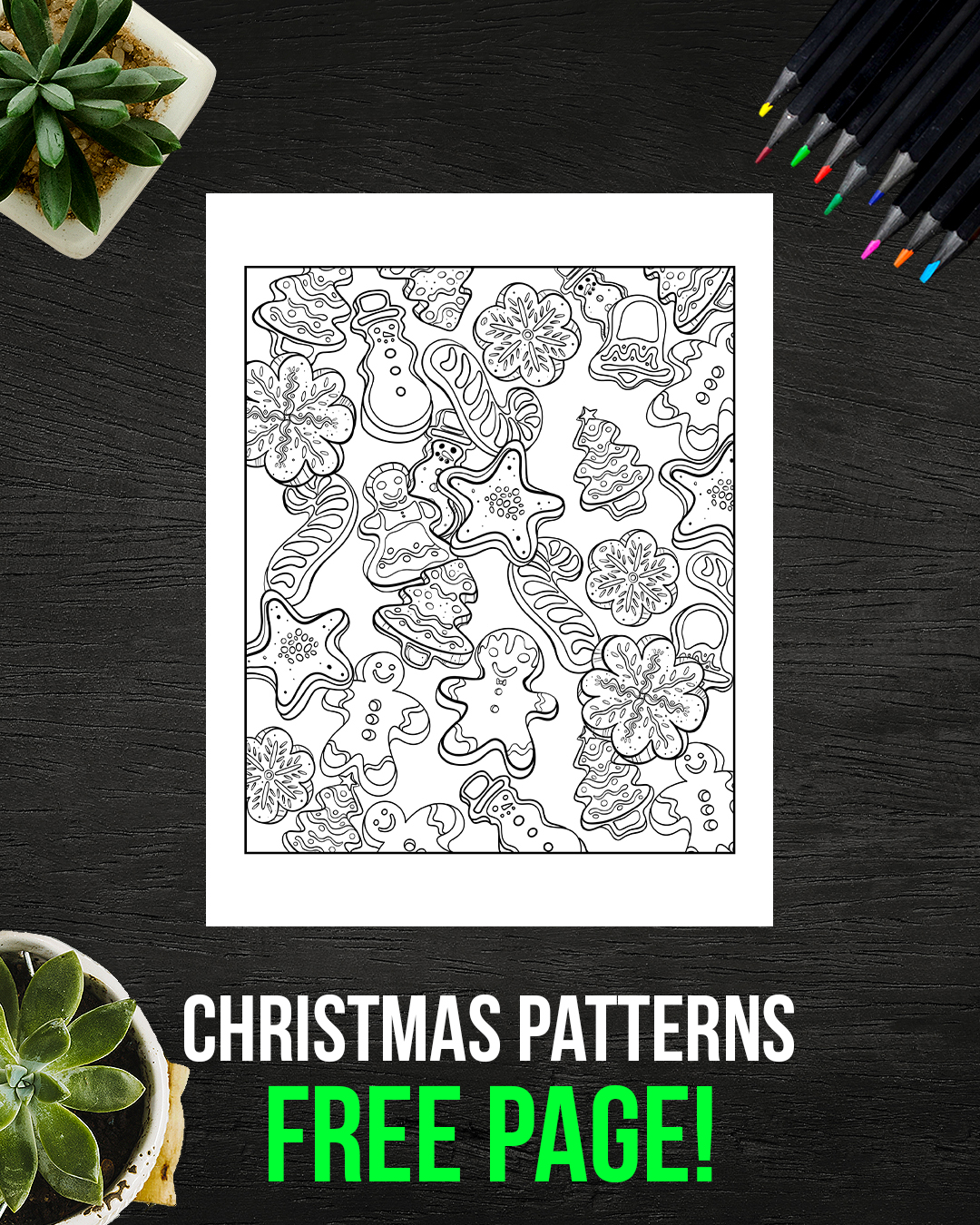 Christmas Patterns Free Page 1 – Ava Browne Coloring Books