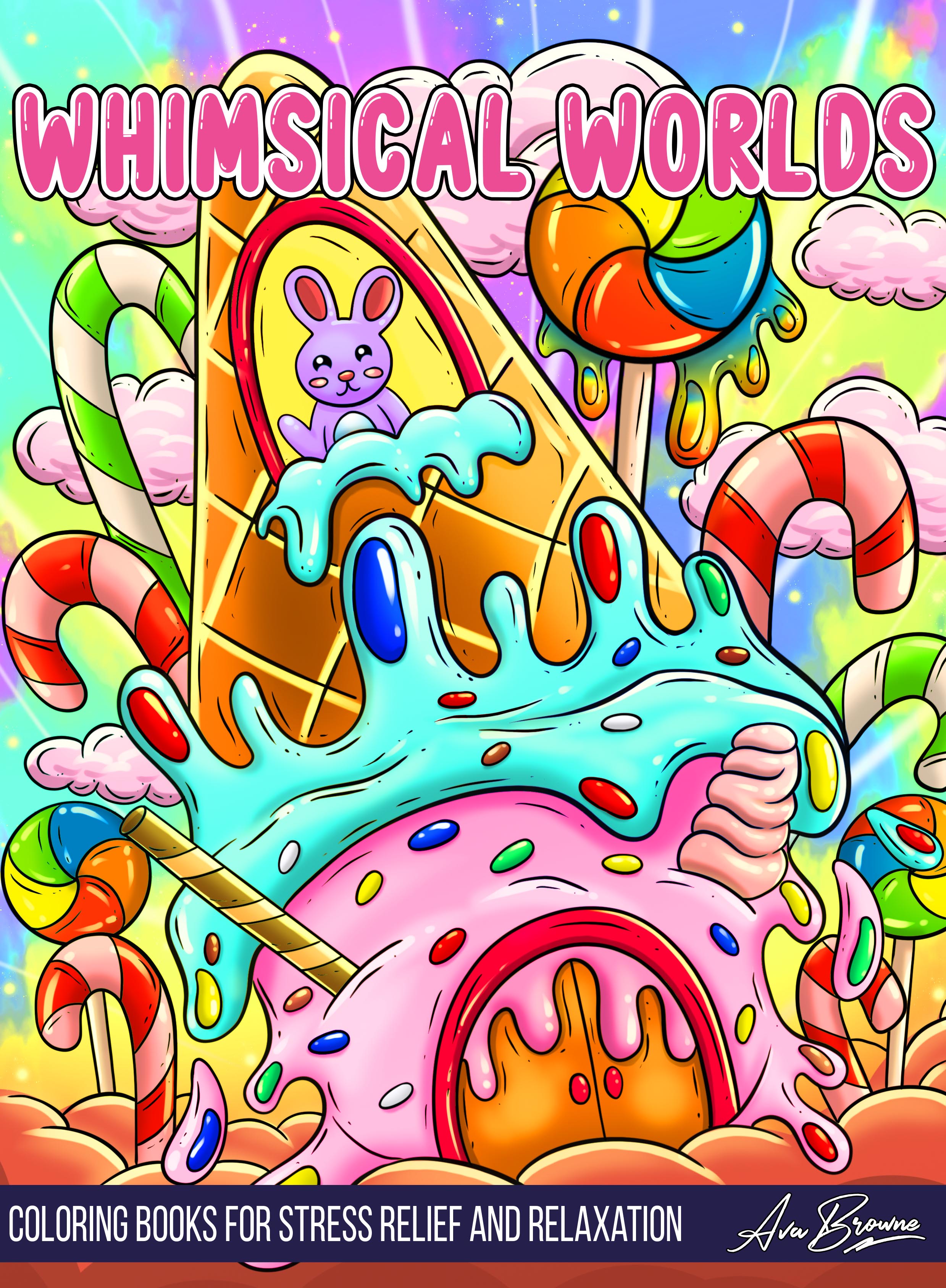 Whimsical Worlds Download – Ava Browne Coloring Books